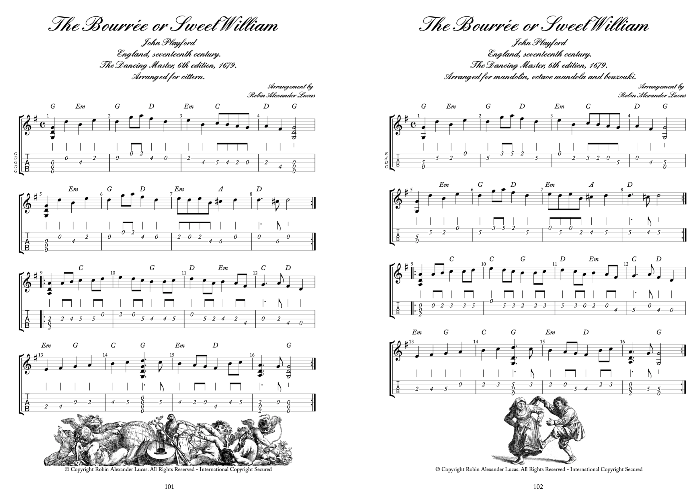 Printed Sheet Music and Tune Books – Cittern Press